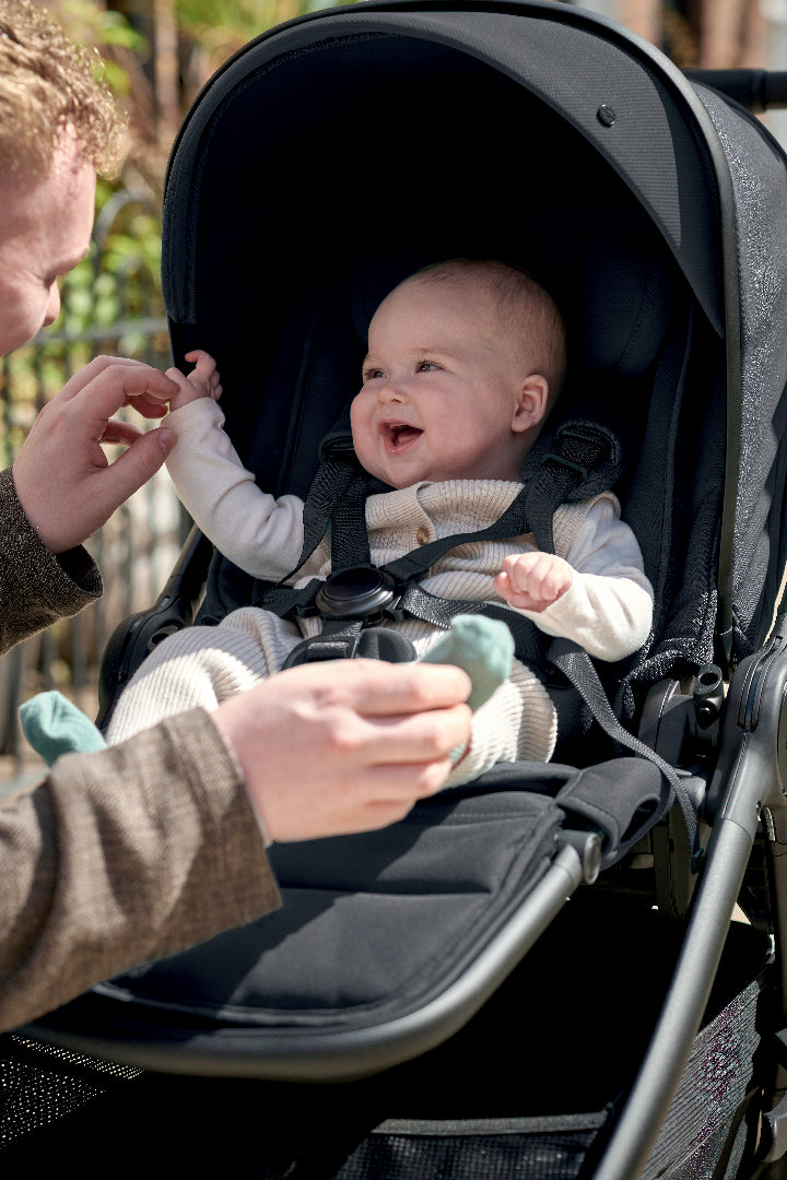 Ocarro2 All -Terrain Pram 3pc Bundle (Frame, Seat and Carrycot) - Ecli ...